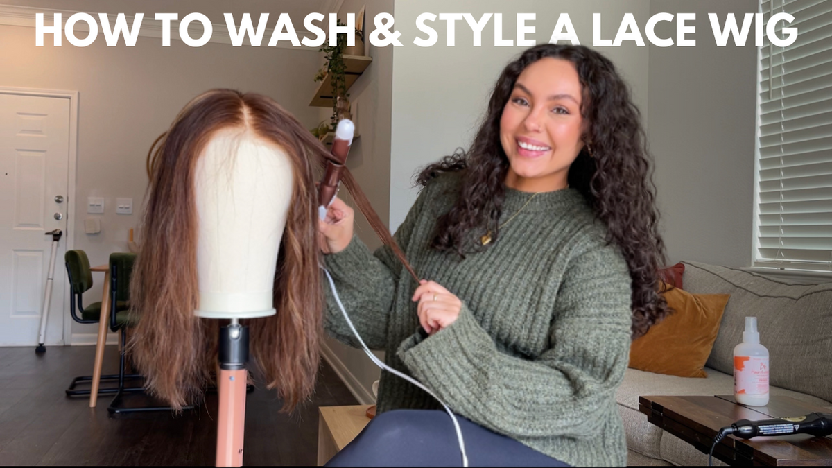 How To Wash And Style A Human Hair Lace Wig Silk or Lace
