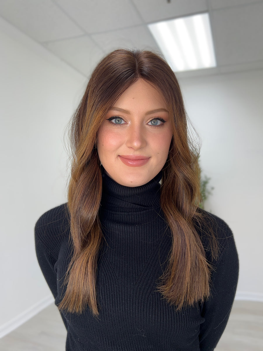 Highline Closed Lace Topper, "Dark Brown with Caramel" (R2550) – Silk ...