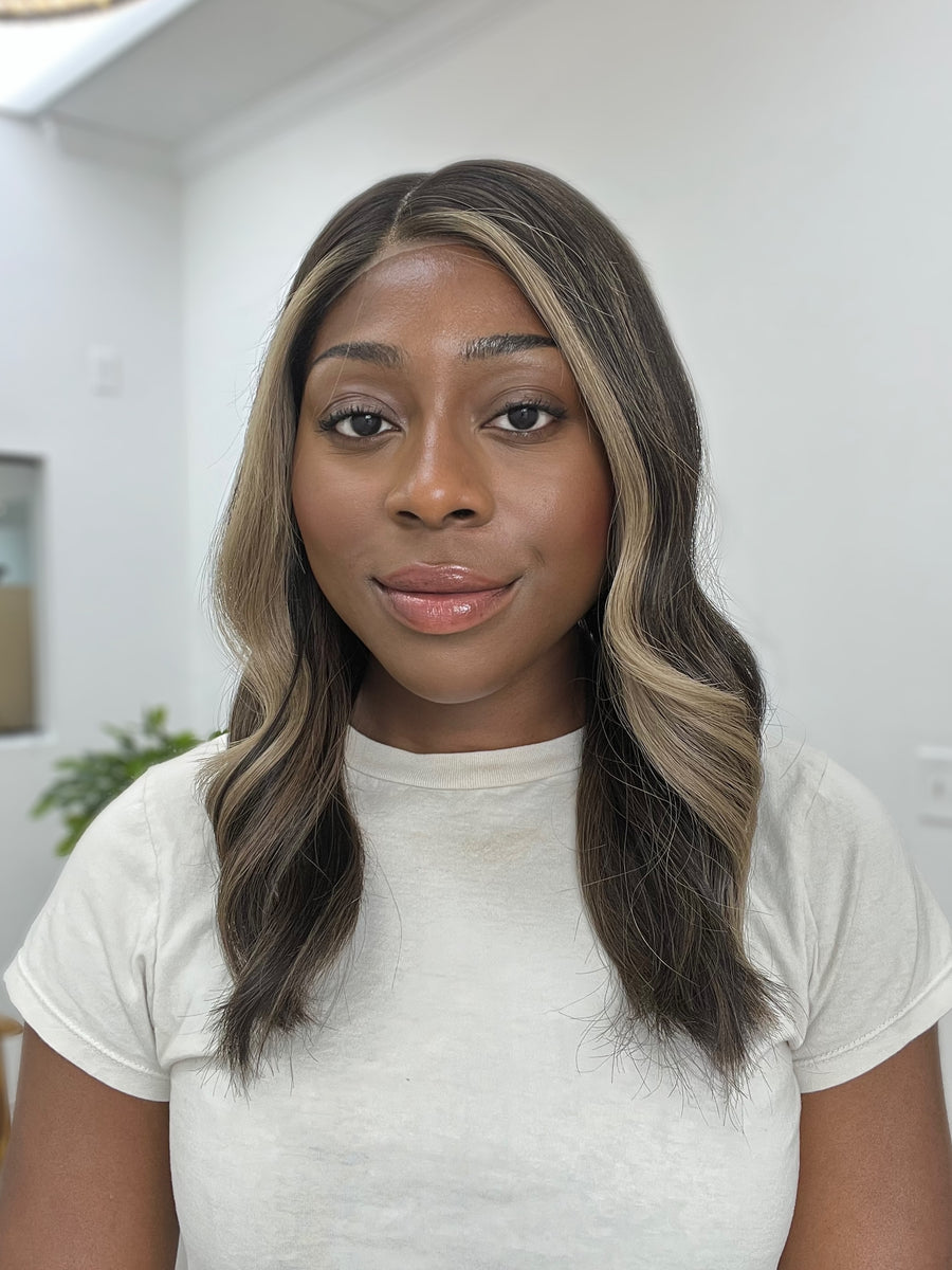 Madison Wigs Comfort Cap Lace Top Wig, "Jadene" (R3086) – Silk or Lace