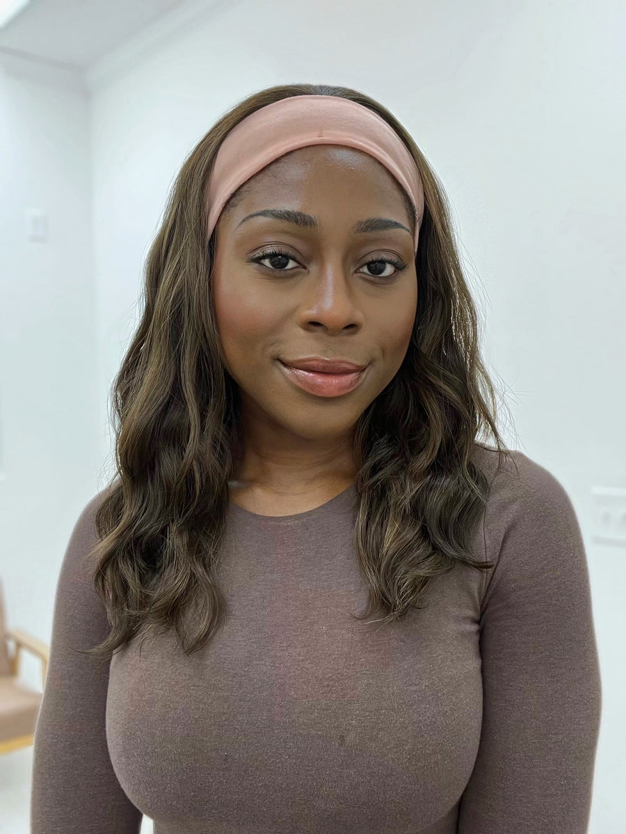 Madison Wavy Bandfall Active Wig, "Lauren" (R3052) – Silk or Lace