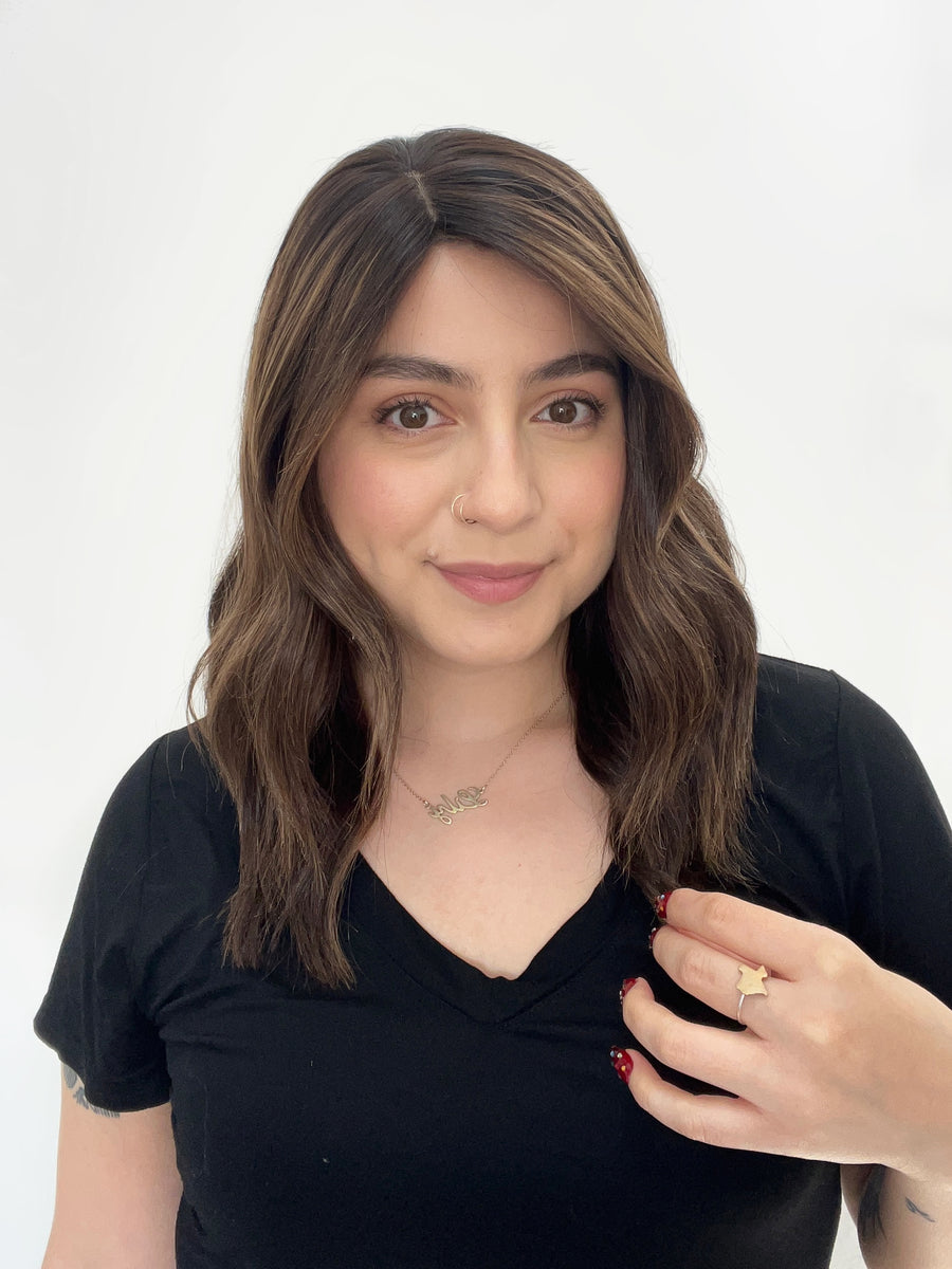 Follea Style Wig, "3030 Mocha Latte" (R1805) – Silk or Lace