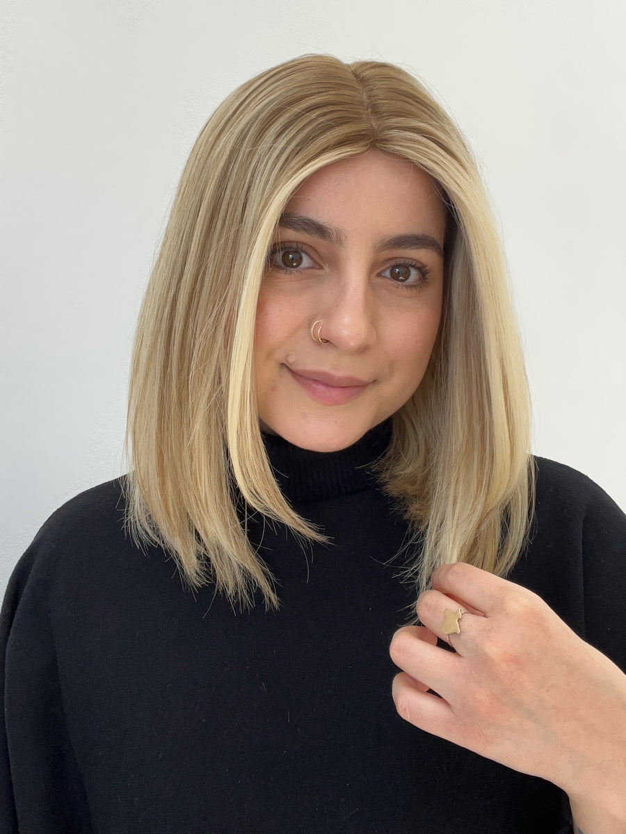 Serenity Wigs and Toppers Topper, "Dimensional Bright Sandy Blonde" (R ...