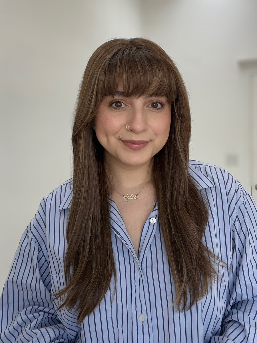 Follea Style Wig, "Macchiato with Bangs" (R2194) – Silk or Lace