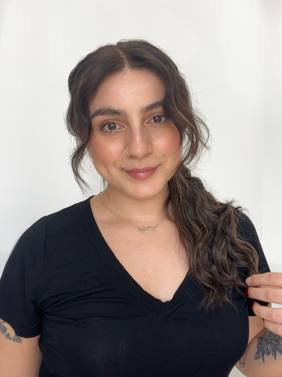 Lu's Active Lace Top Wavy Wig, "Katie" (R1712) – Silk or Lace