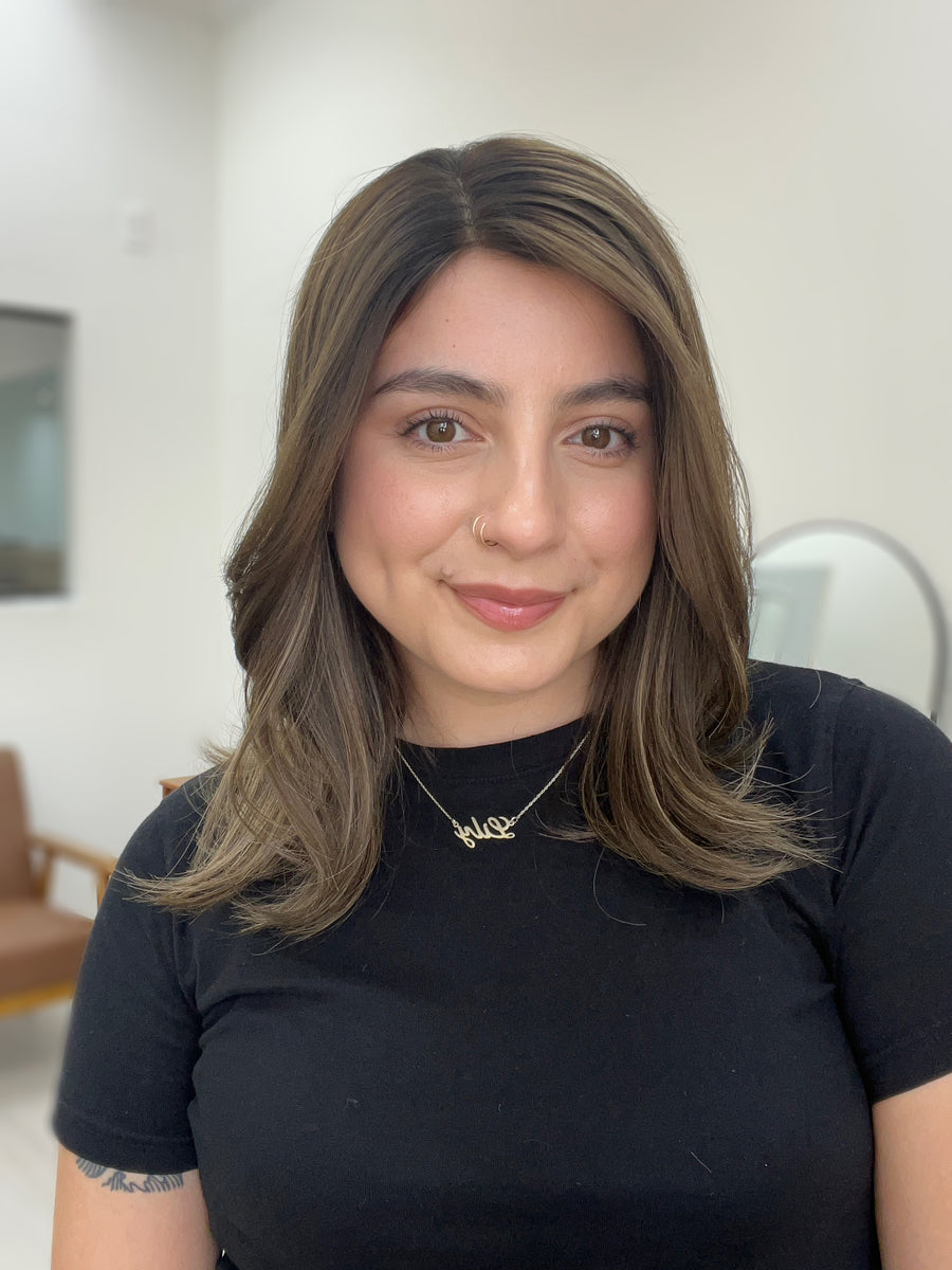 Goldylost Closed Lace Topper, "Coco Brunette" (R2284) – Silk or Lace