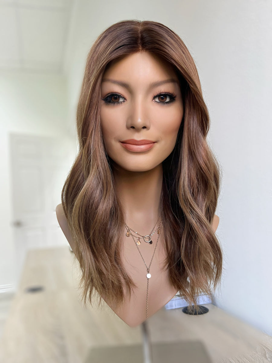 Follea Rene Wig, "Macchiato" (R2205) – Silk or Lace