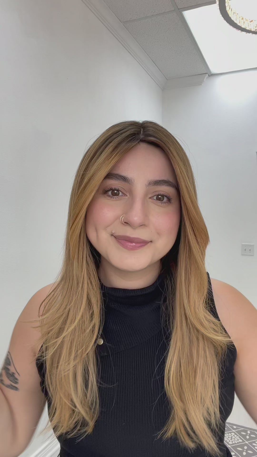 Lusta Hair Essentials Silk Top Wig, "Honey Brunette" (R2188) – Silk or Lace